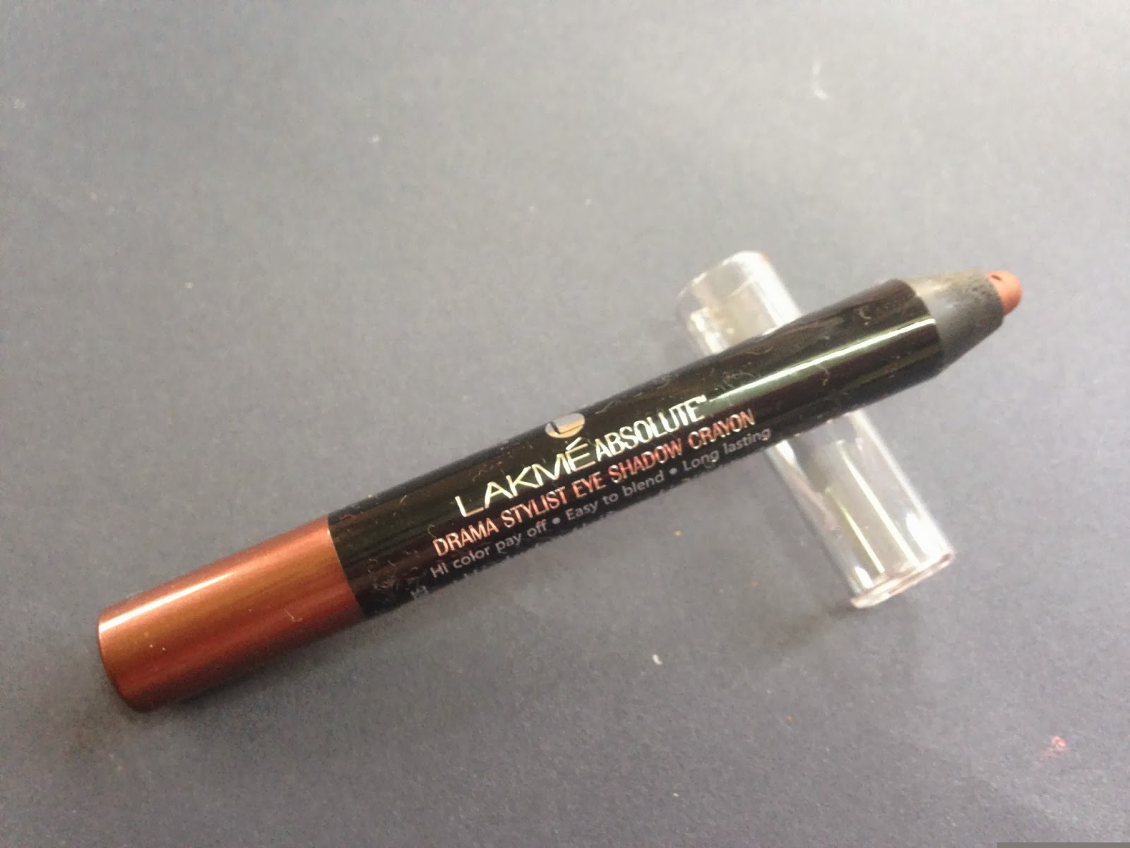 Lakme Absolute Drama Stylist Eye Shadow Crayon ~ Bronze: Review and ...